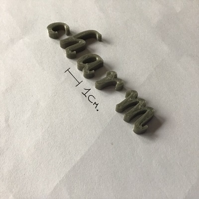 3D file CHARM lowercase 3D letters STL file 📁 ・3D printer design to ...