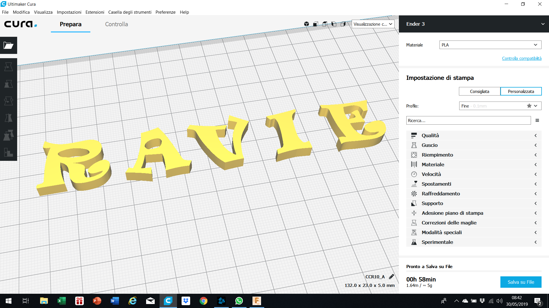 📁 RAVIE font uppercase 3D letters STL file・ 3D File for ・Cults