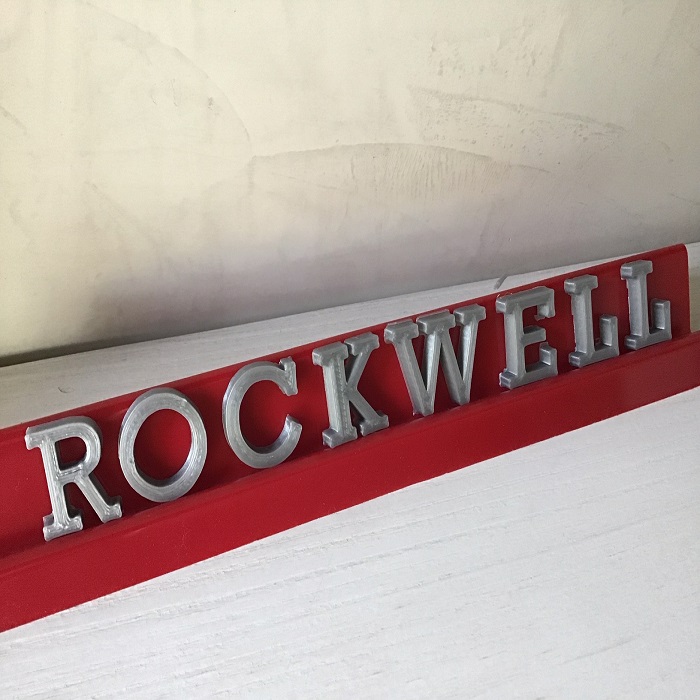 3D file ROCKWELL font uppercase STL file 3D 📁 ・3D print design to ...