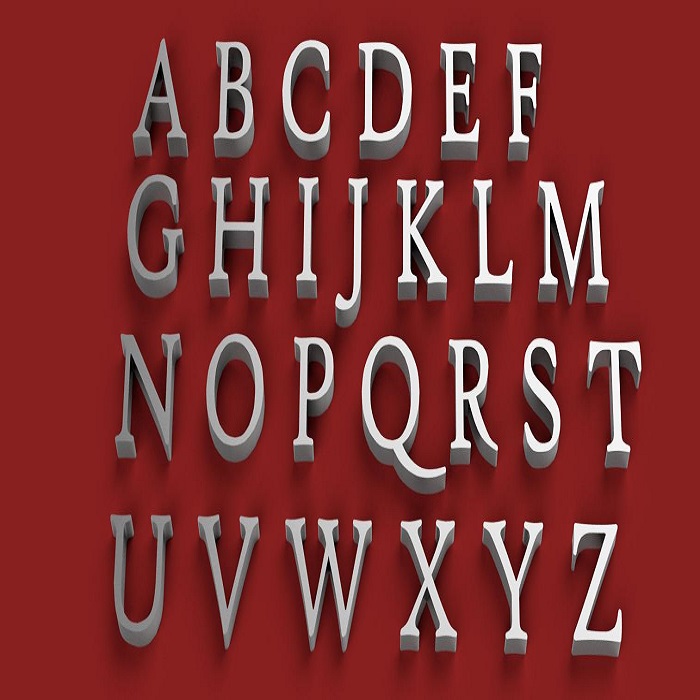 3D file HIGH TOWER font uppercase 3D letters STL file 📁 ・3D printing ...