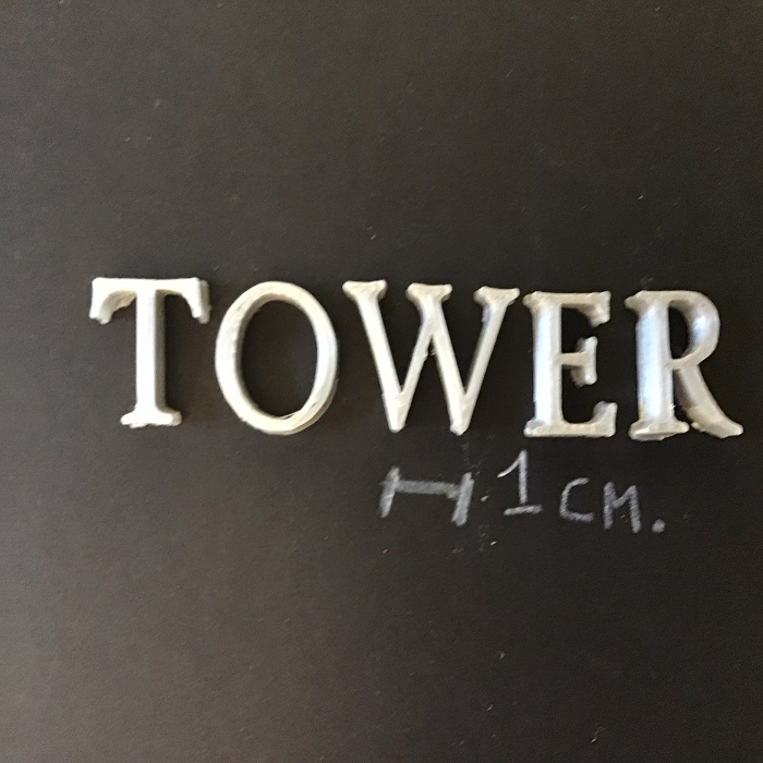 3D file HIGH TOWER font uppercase 3D letters STL file 📁 ・3D printing ...