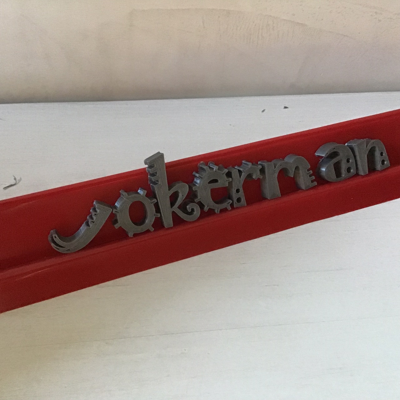 3D file JOKERMAN font lowercase 3D letters STL file 📁 ・3D printing ...