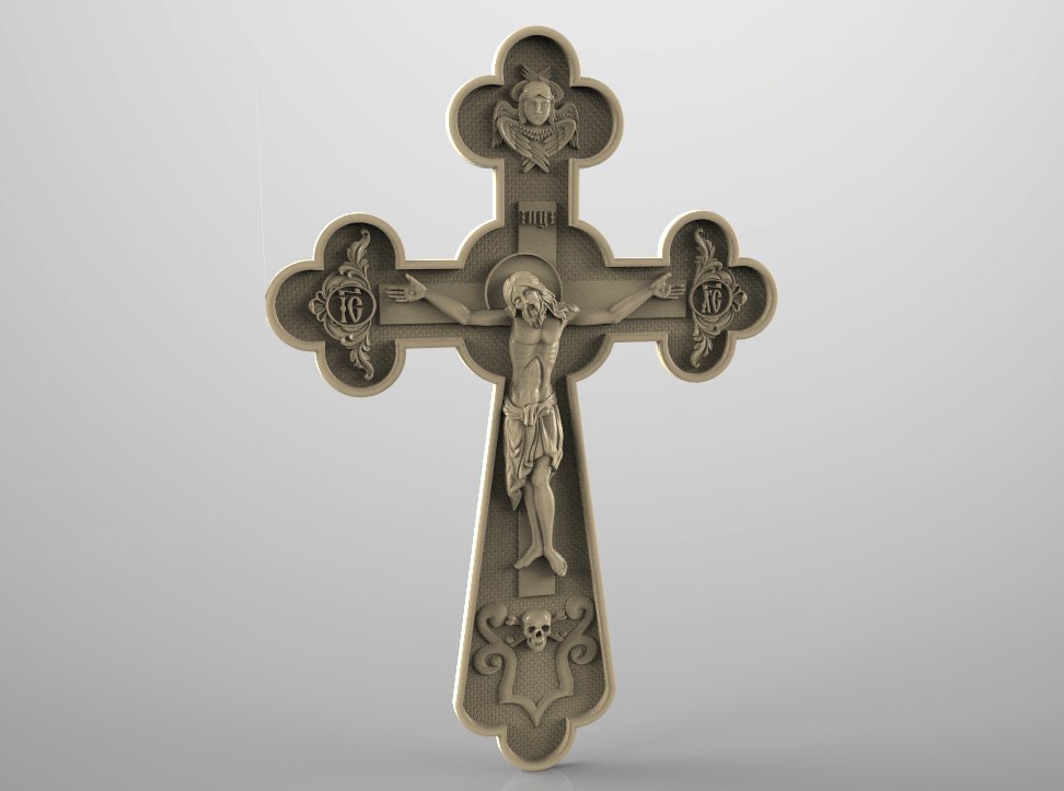 🖼️ Religious frame cnc art router cross jesus christ・Free STL File for ...