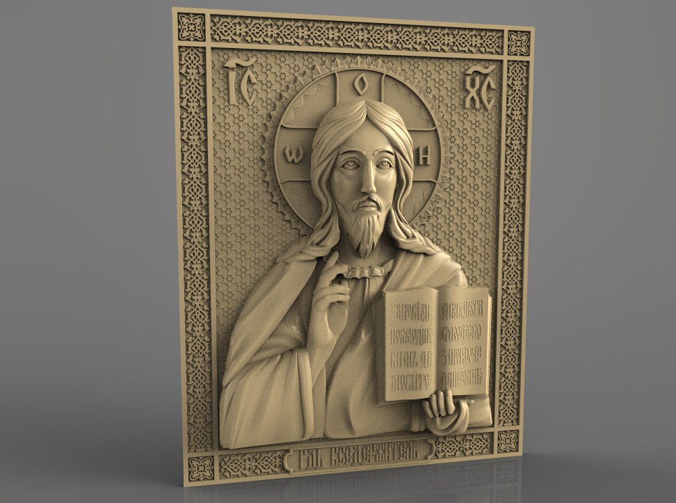 🖼️ Religious frame cnc art router saint・Free STL File for ・Cults