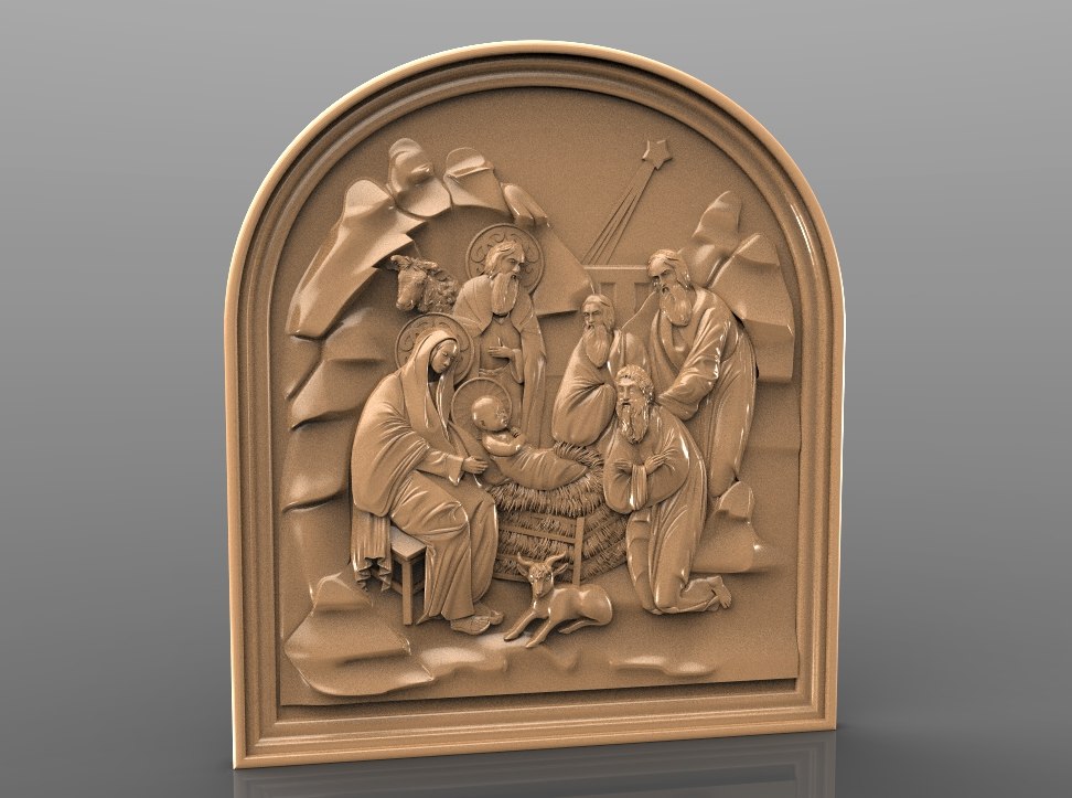 Free STL file birth of the christ jesus cnc router ️ ・3D printer model ...