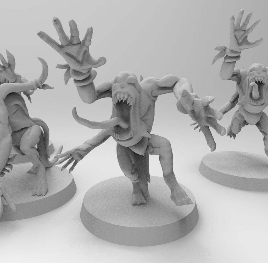 🤲 Magenta (or Blue) Nightmares With Aggressive Jazz Hands・Free STL File ...