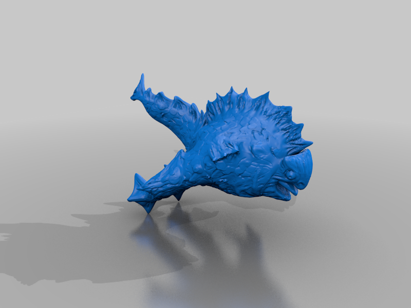 🐠 Fishman/Dagon DnD miniature・Free OBJ File for ・Cults
