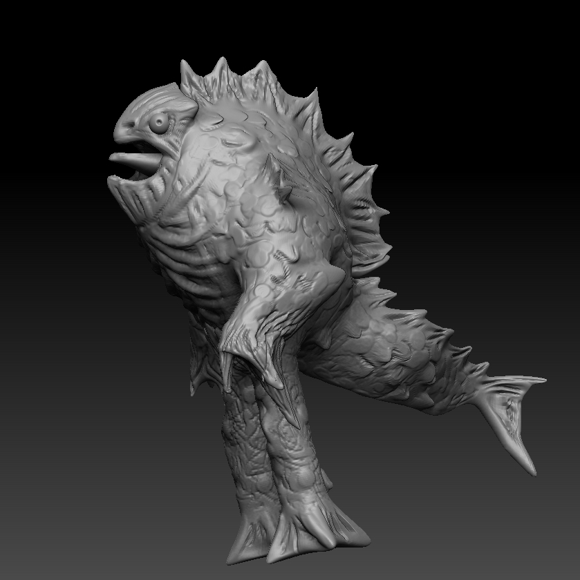 🐠 Fishman/Dagon DnD miniature・Free OBJ File for ・Cults
