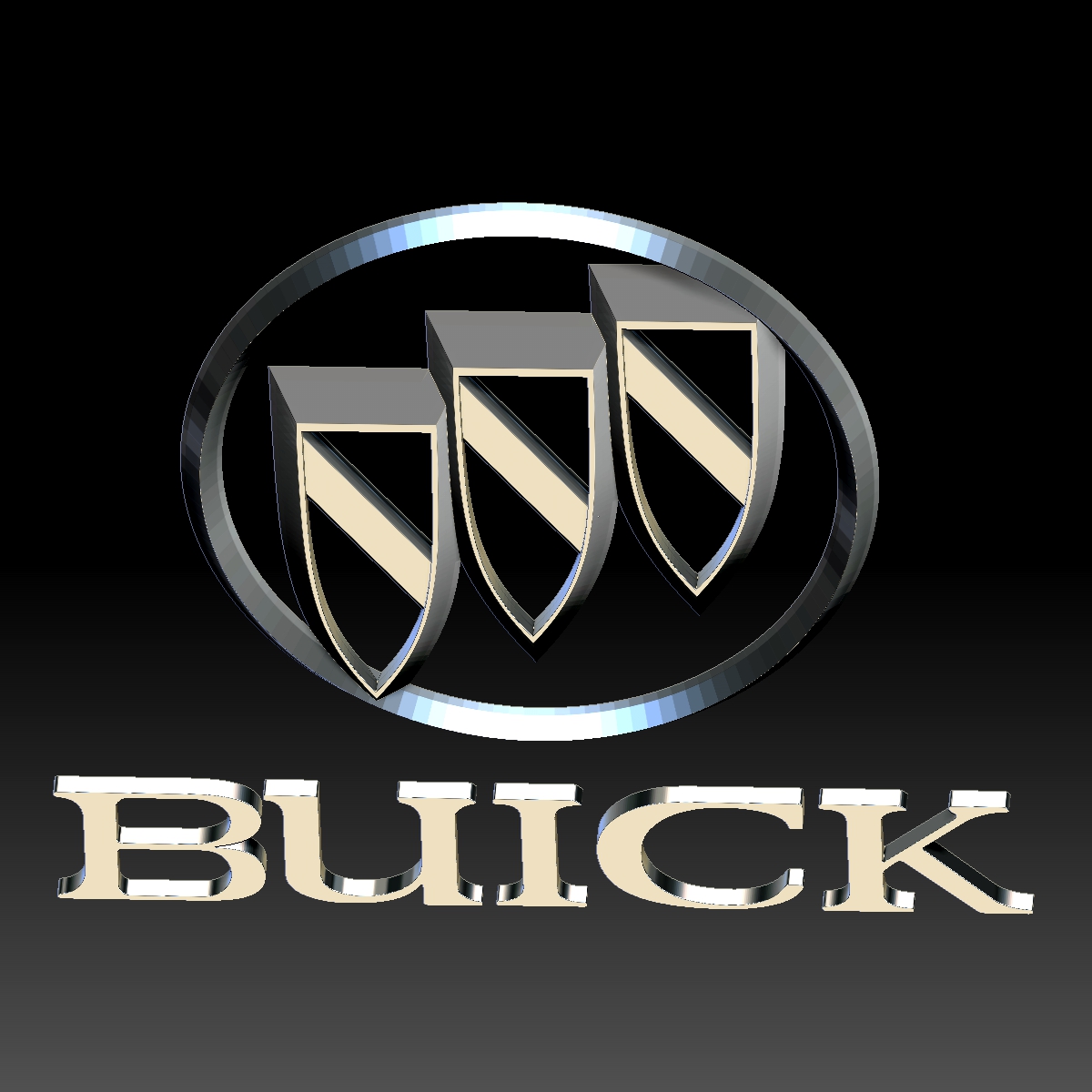 🚗 Buick logo・ STL File for ・Cults