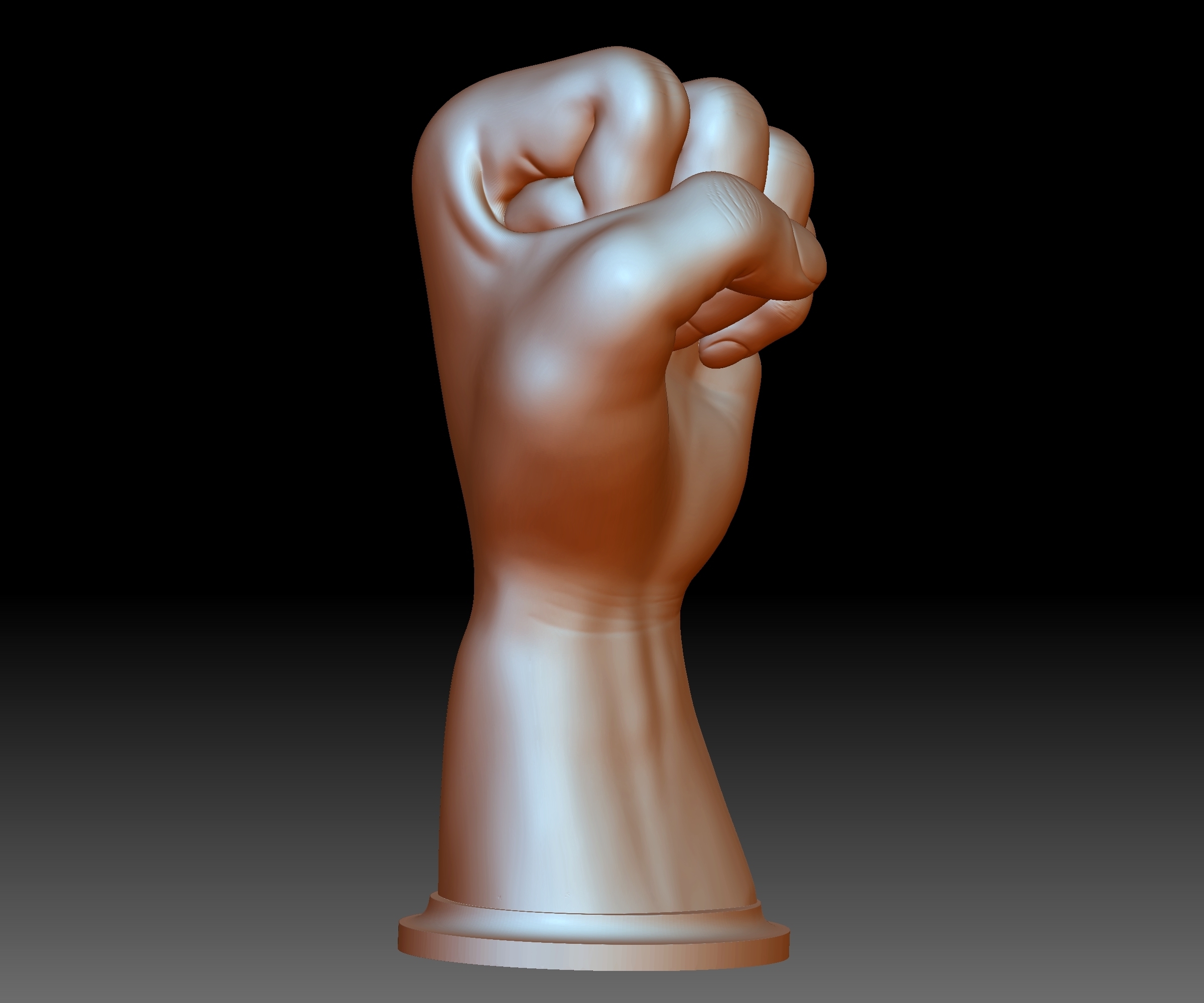 BLM hand sign logo fist STL file 3D printable model Black Lives・ 3D ...