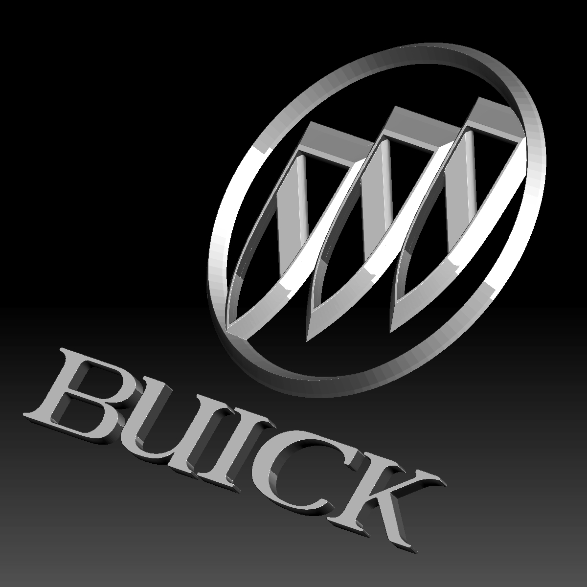 🚗 Buick logo・ STL File for ・Cults