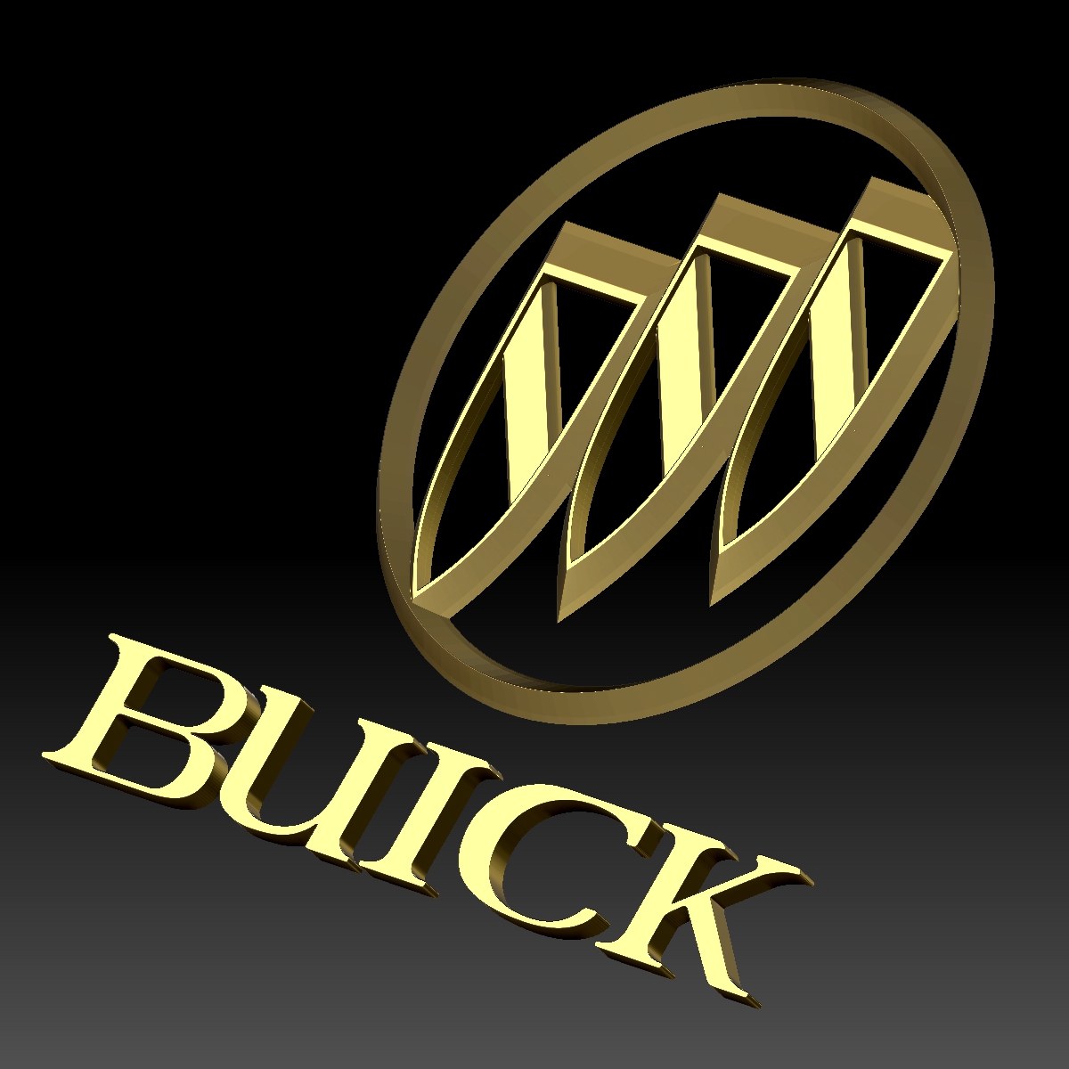 🚗 Buick logo・ STL File for ・Cults