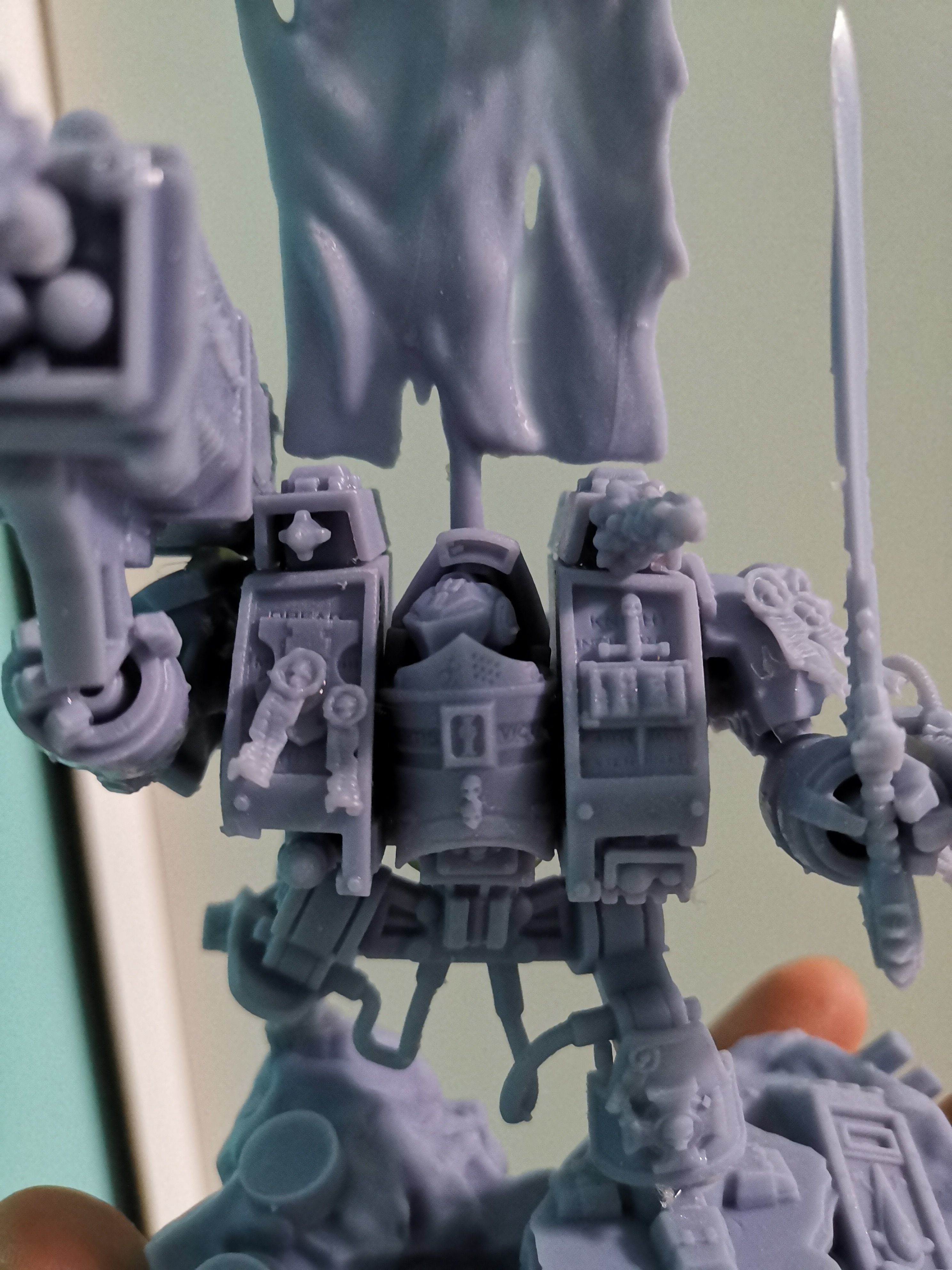 STL file Grey Knights Dreadnaught 🎲 ・Template to download and 3D print ...