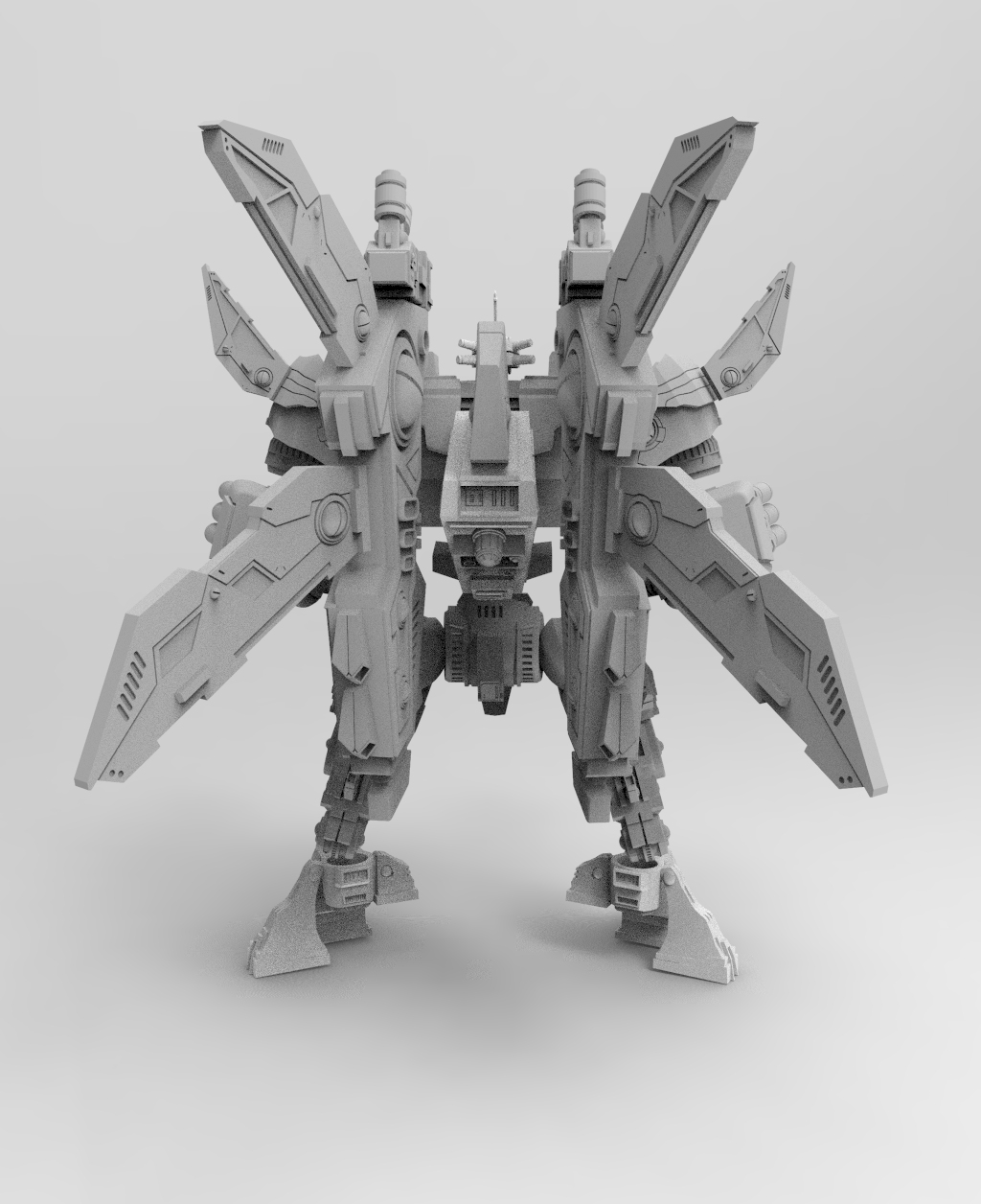 STL file XV127 Mohawk Heavy Arms Battlesuit 🎲・3D print model to ...