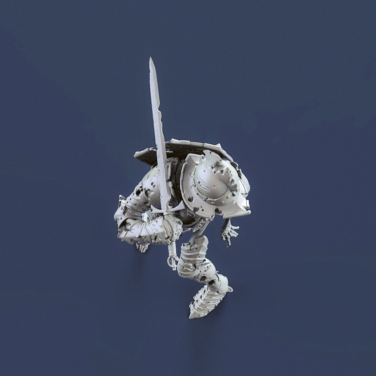 STL file Evil Skeleton Knight 💀・3D printable model to download・Cults