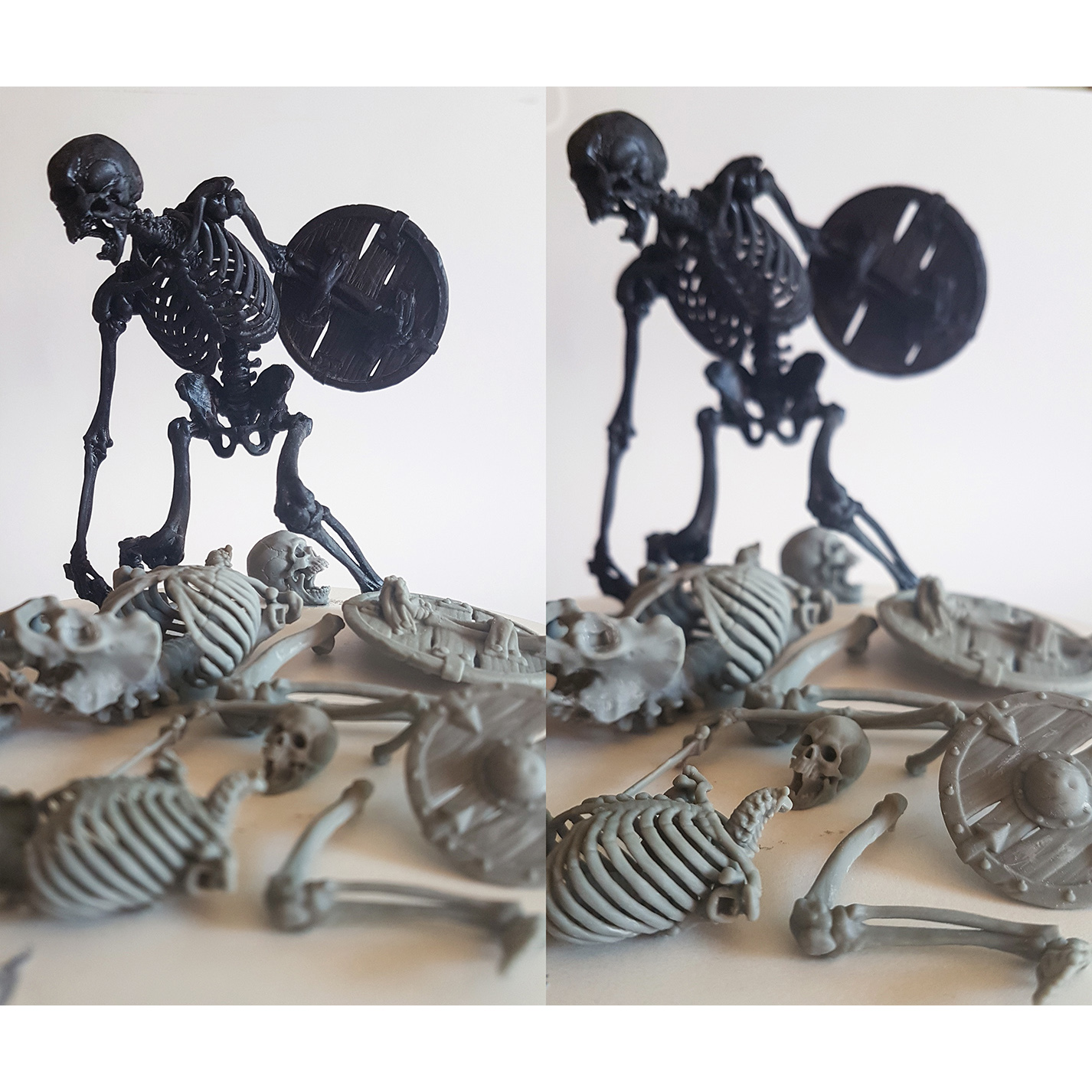 💀 Evil Skeleton Warrior・ STL File for ・Cults