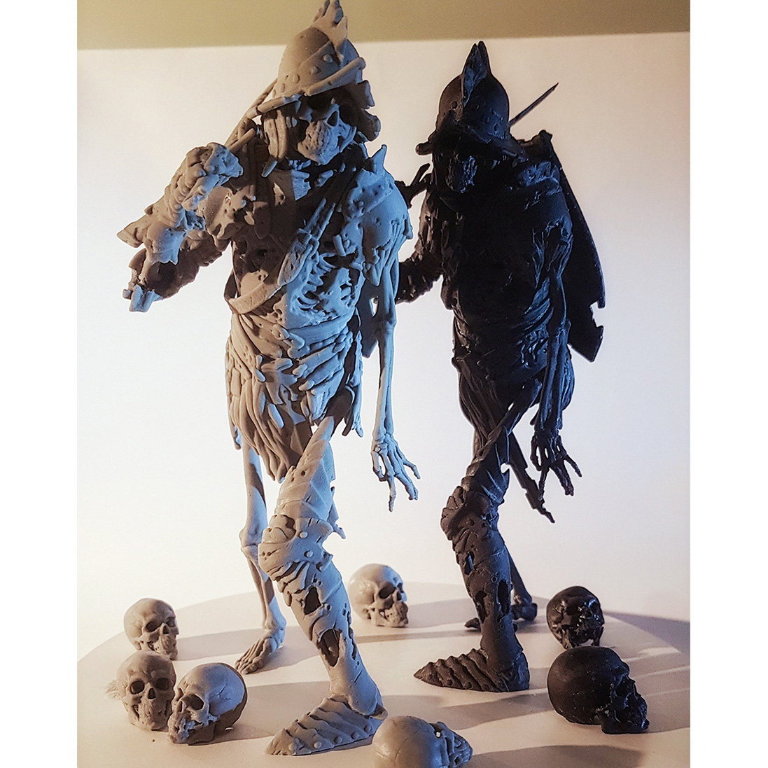 STL file Evil Skeleton Knight 💀・3D printable model to download・Cults