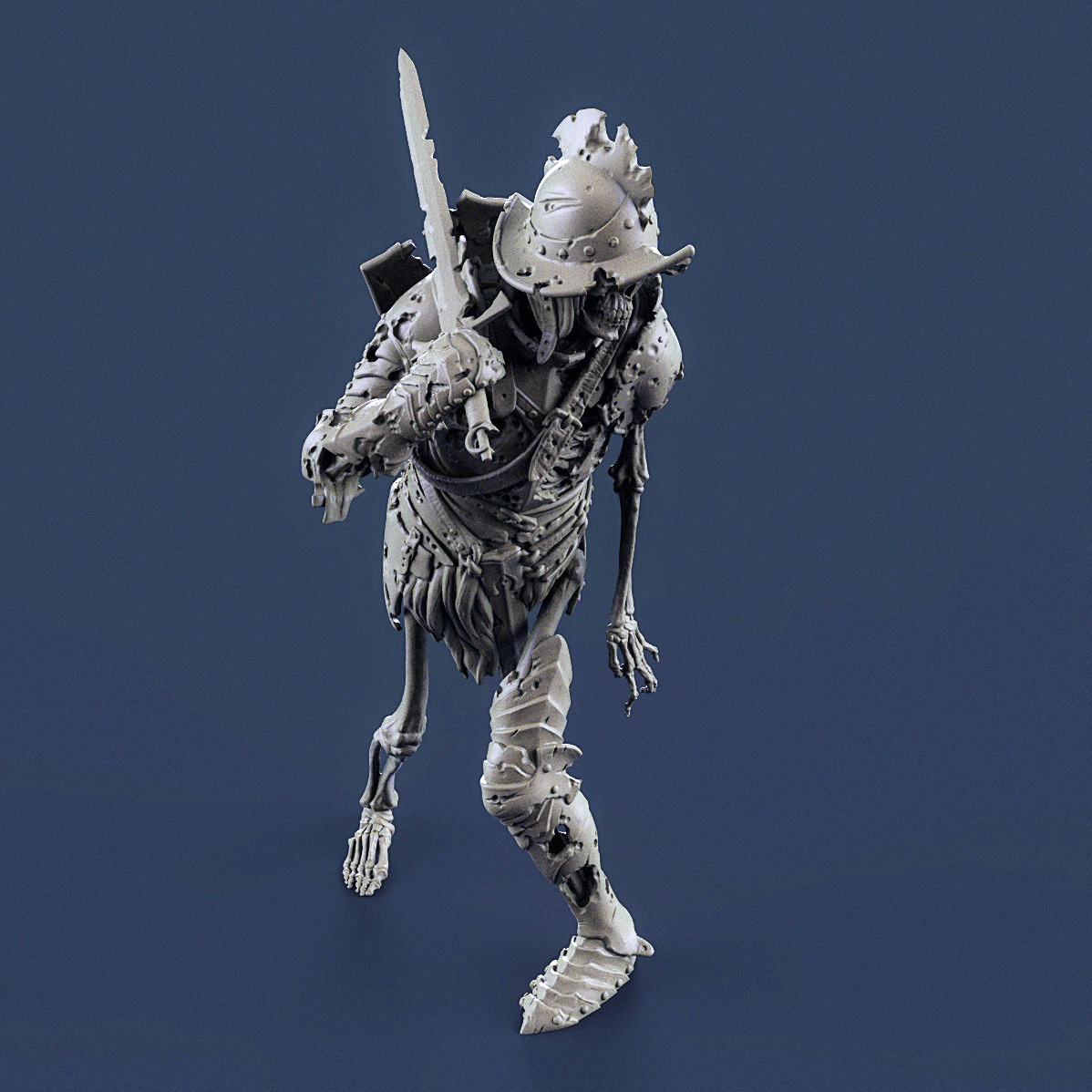 STL file Evil Skeleton Knight 💀・3D printable model to download・Cults