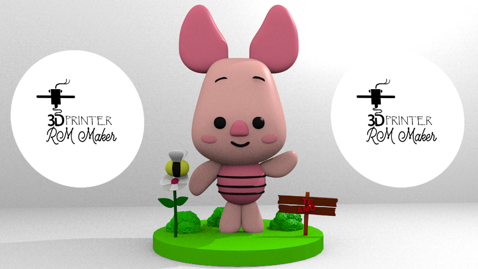 👽 PIGLET - winnie pooh, tierno, gentle・Archivo STL Gratis para ・Cults