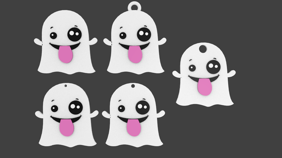 STL file TERRESTRIAL KEY KEY - ghost KEY CHAIN 🔑 ・3D printing idea to ...