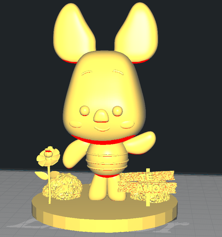 👽 PIGLET - winnie pooh, tierno, gentle・Archivo STL Gratis para ・Cults