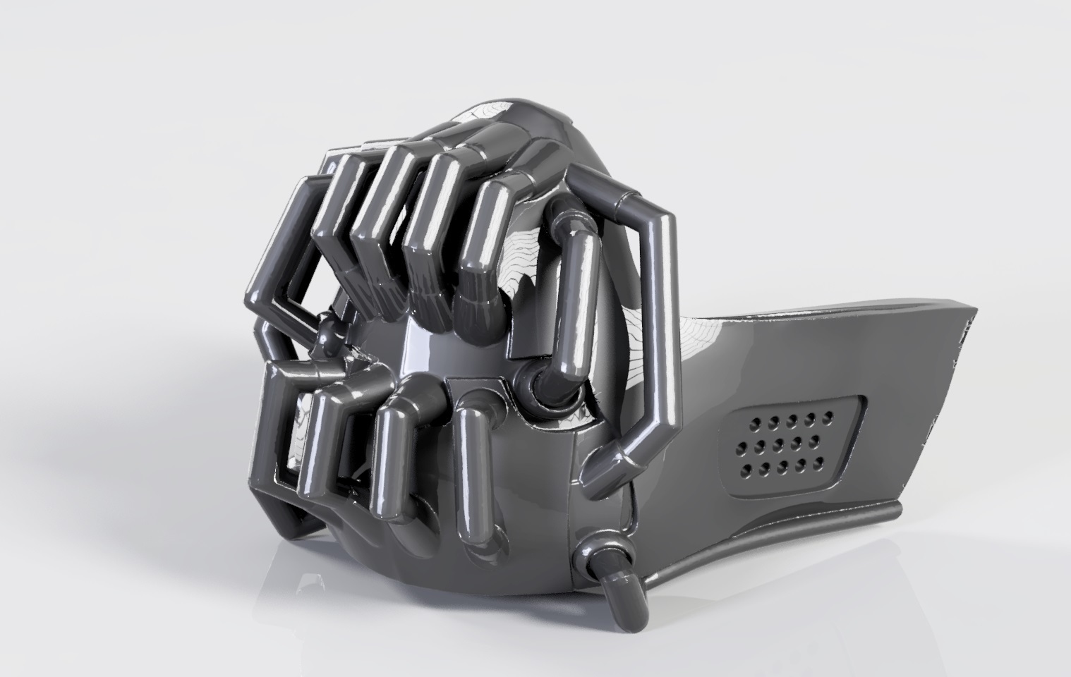 🎲 Real Bane Mask from Batman The Dark Night・ STL File for ・Cults