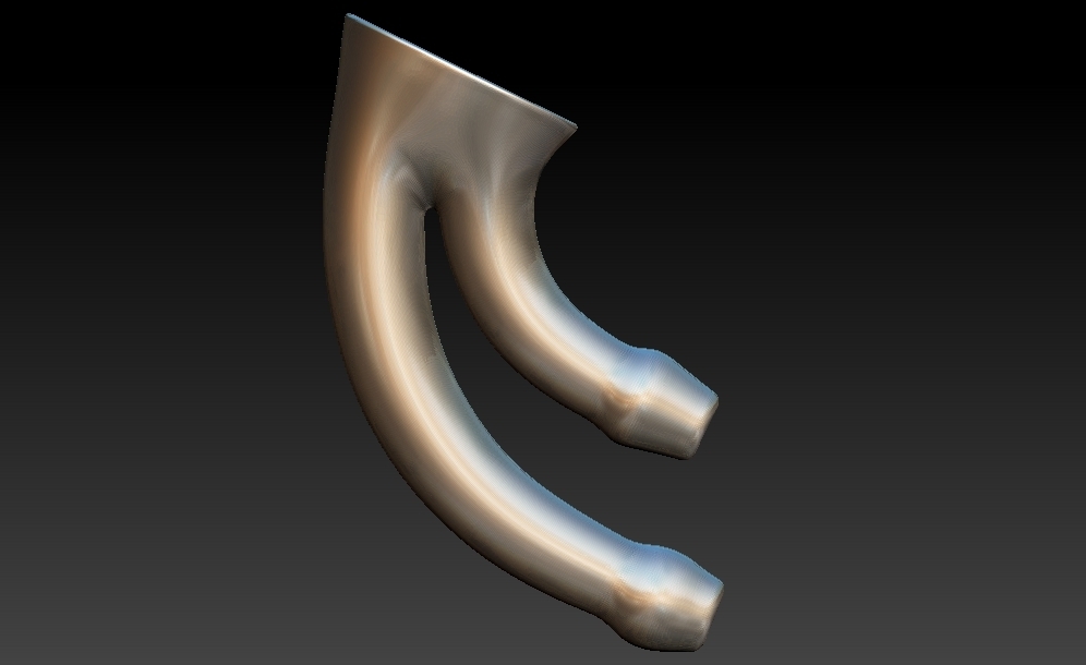 🍑 Double funnel・ OBJ File for ・Cults