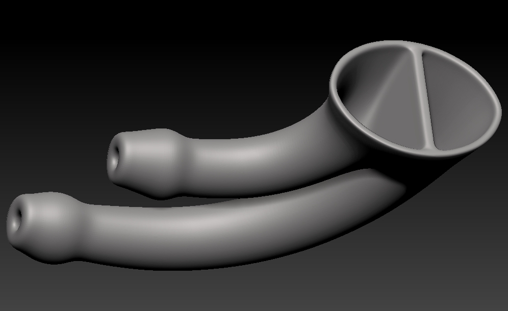 🍑 Double funnel・ OBJ File for ・Cults