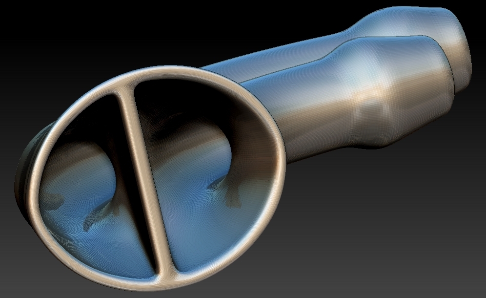 🍑 Double funnel・ OBJ File for ・Cults