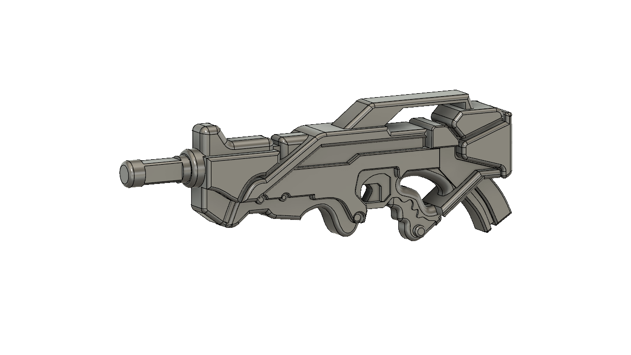Free STL file Infinity inspired Aleph combi rifle ♾️ ・3D printable ...