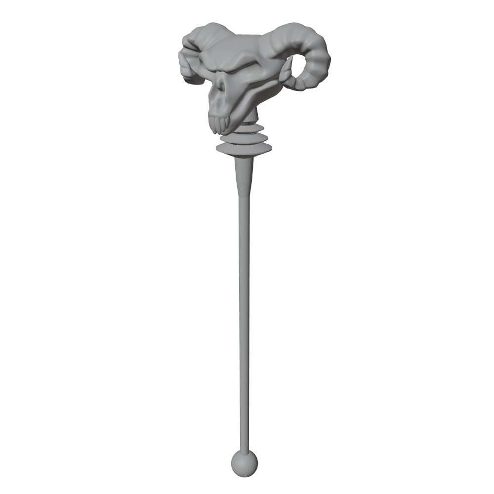 🔫 Skeletor staff・ STL File for ・Cults