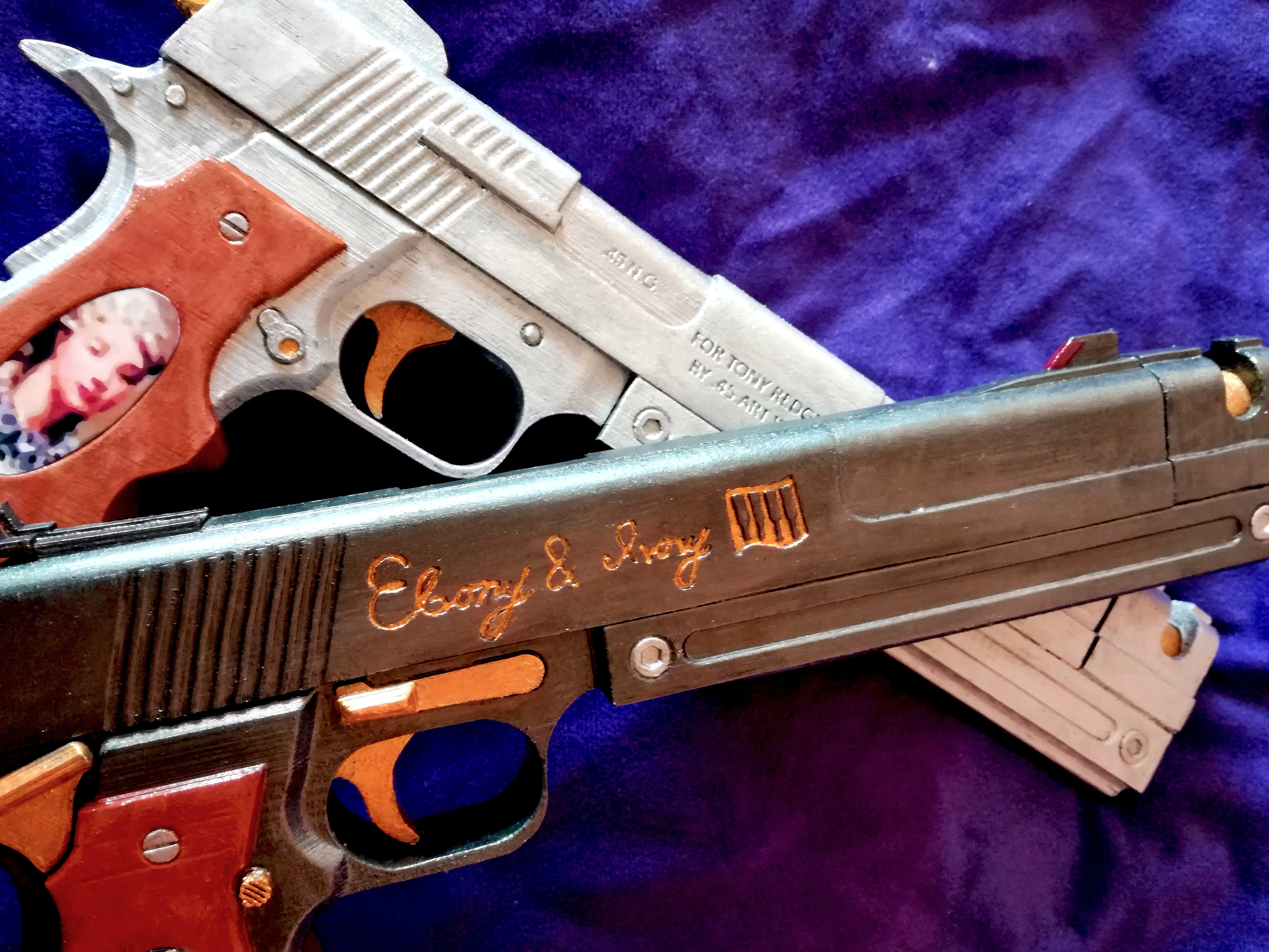 😈 Ebony and Ivory from Devil may cry 5・ 3D File for ・Cults