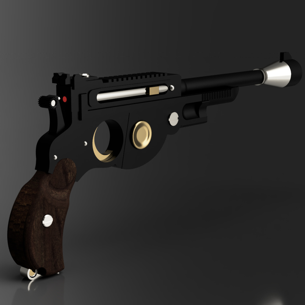 Mandalorian blaster bistol・ STL File for ・Cults