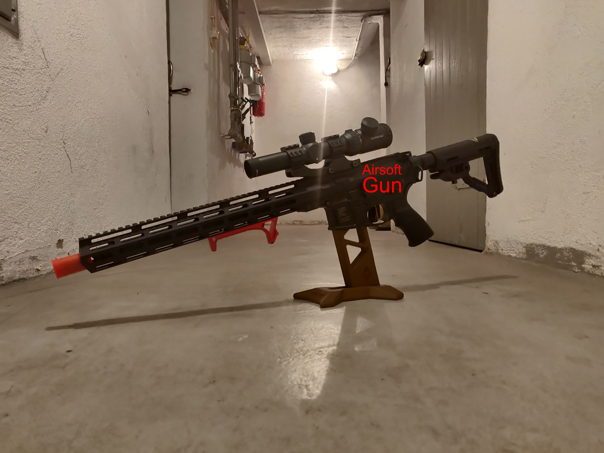 🔫 Airsoft Rifle Stand・ STL File for ・Cults