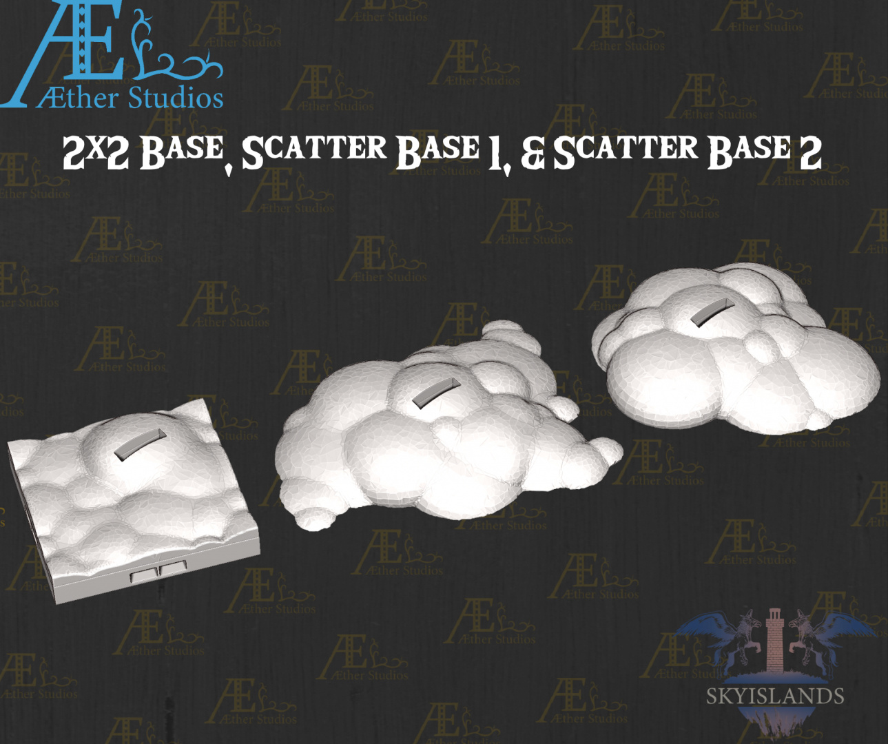 🪨 KS3SKY07 - Floating Rocks・Free 3D File for 3D printing・Cults