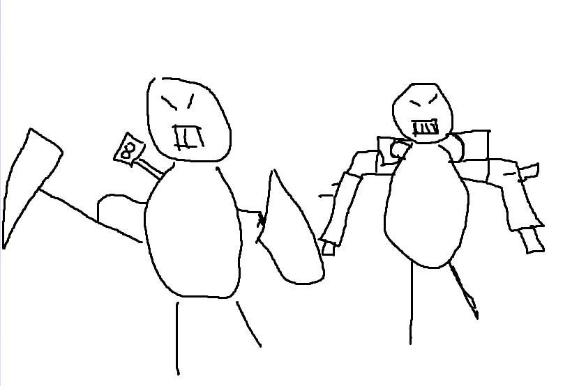 😡 angry andriod bot that has 2 different weapons.・Free 3D File for ・Cults