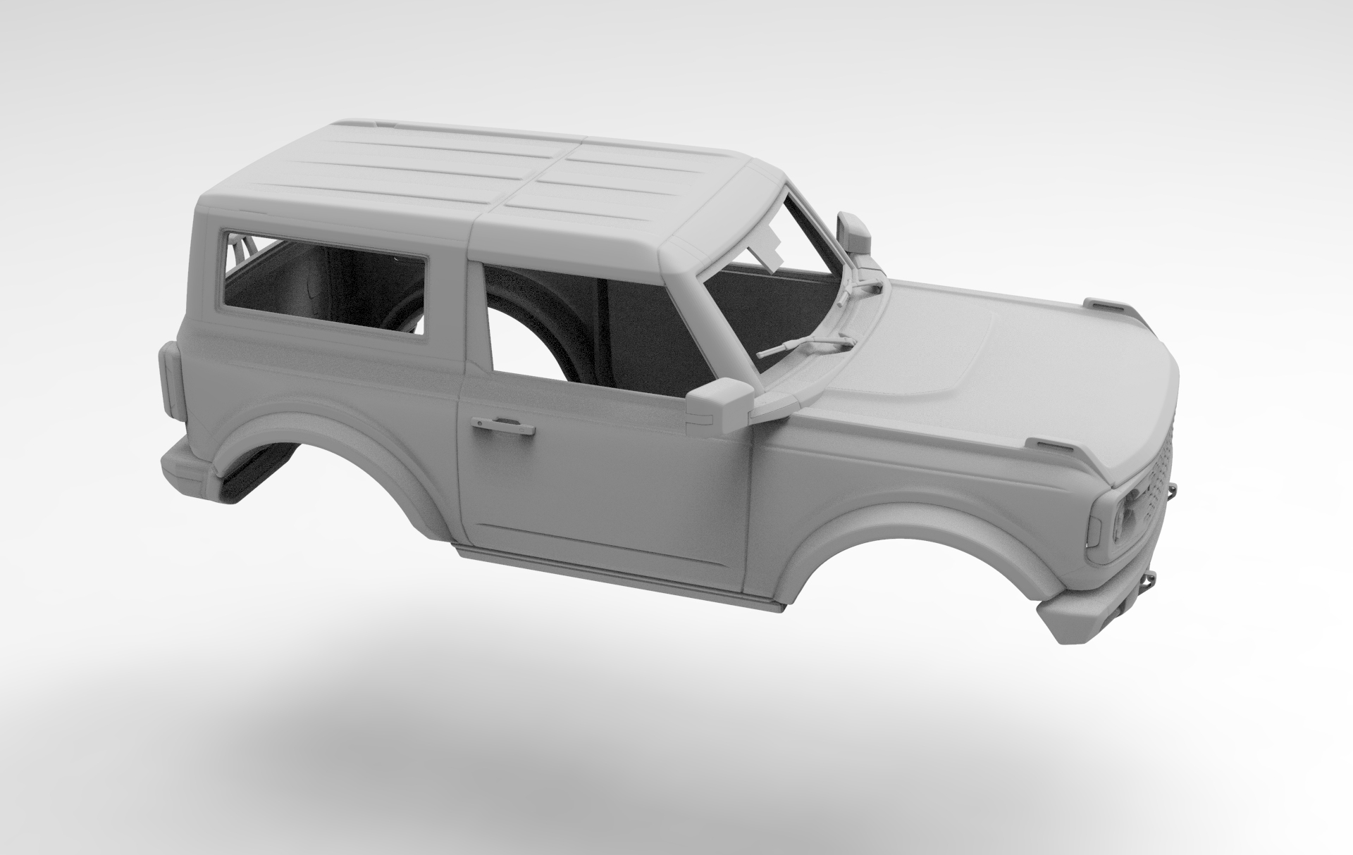 🚗 RC car body Ford Bronco 2021 for 324mm wheelbase TRX4・ STL File for ...