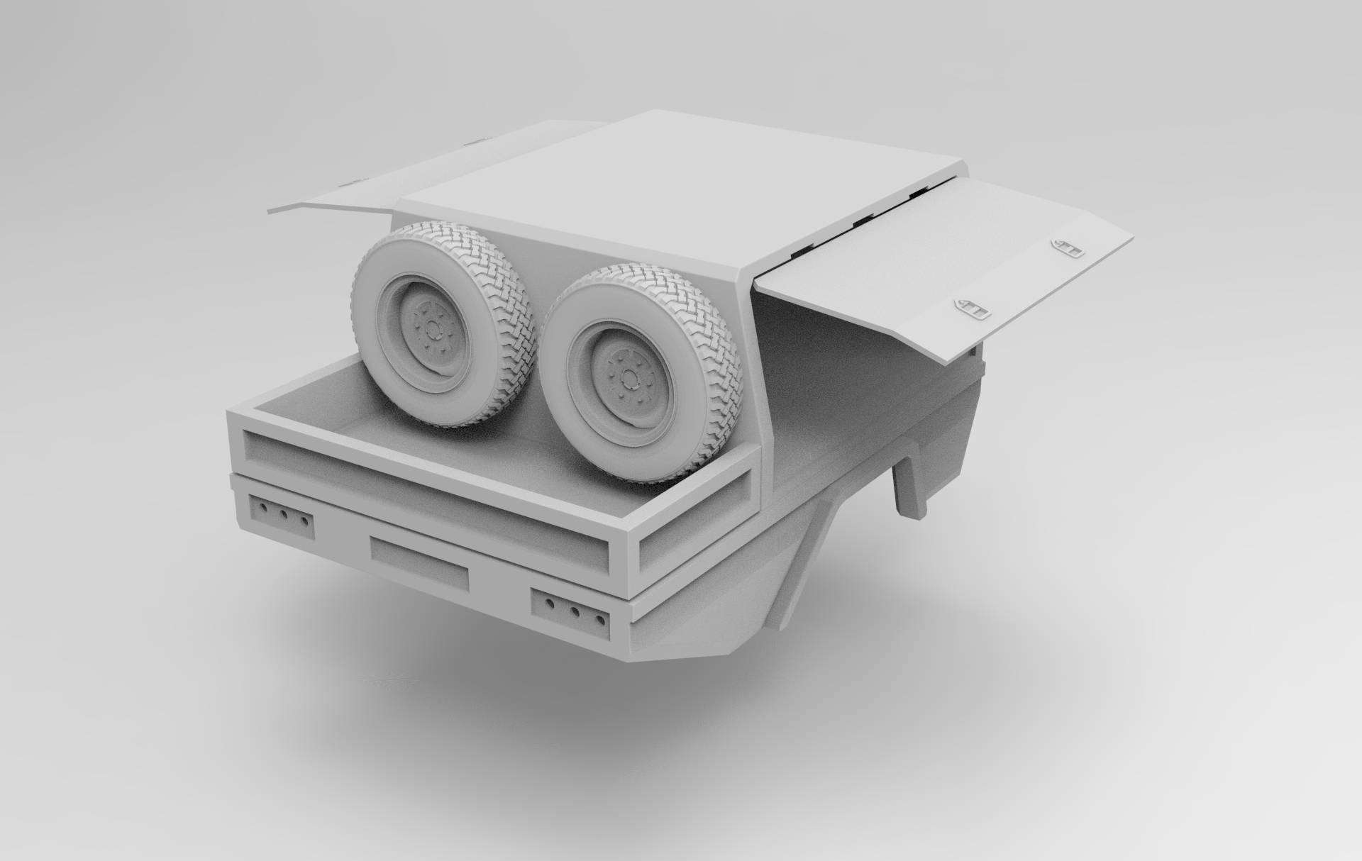 🚐 Hardtop Canopy / Camper conversion for RC Cars Land Cruiser・ STL File ...