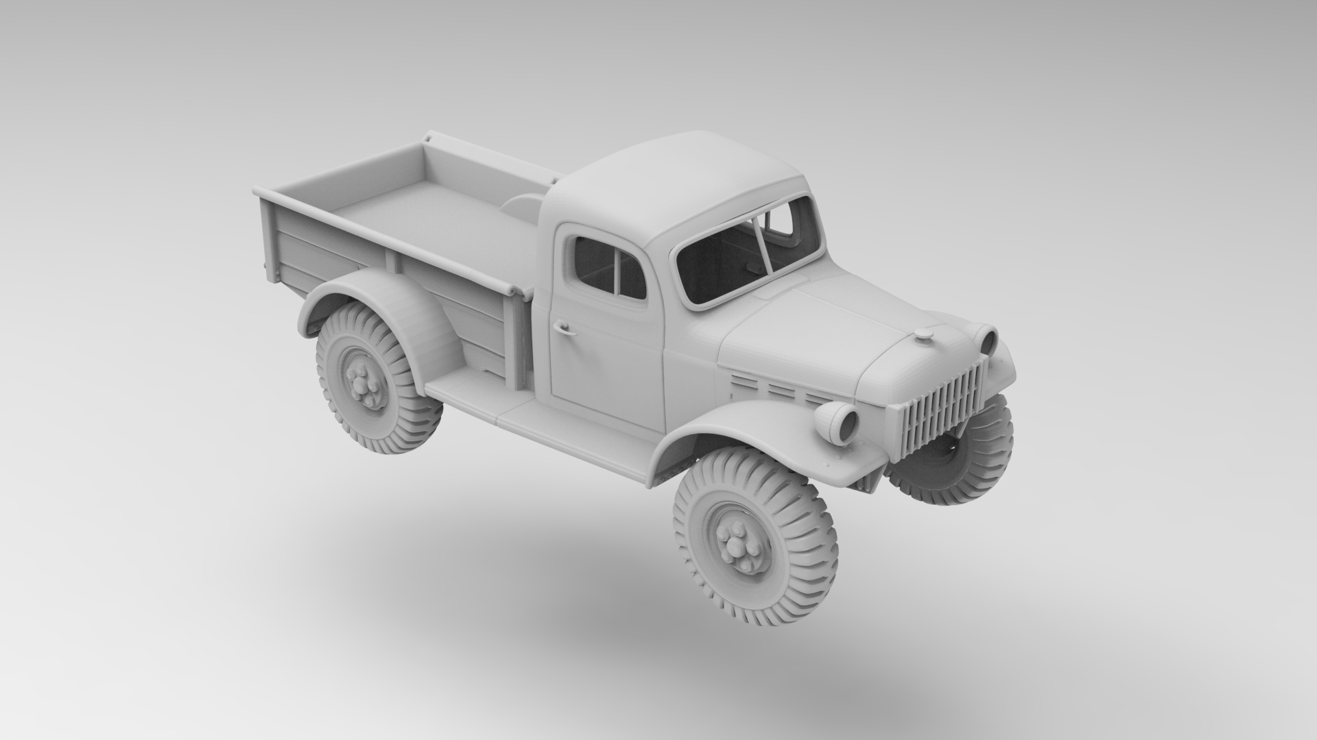 🚗 RC car body STL files Dodge Power Wagon 313mm wheelbase・ STL File for ...