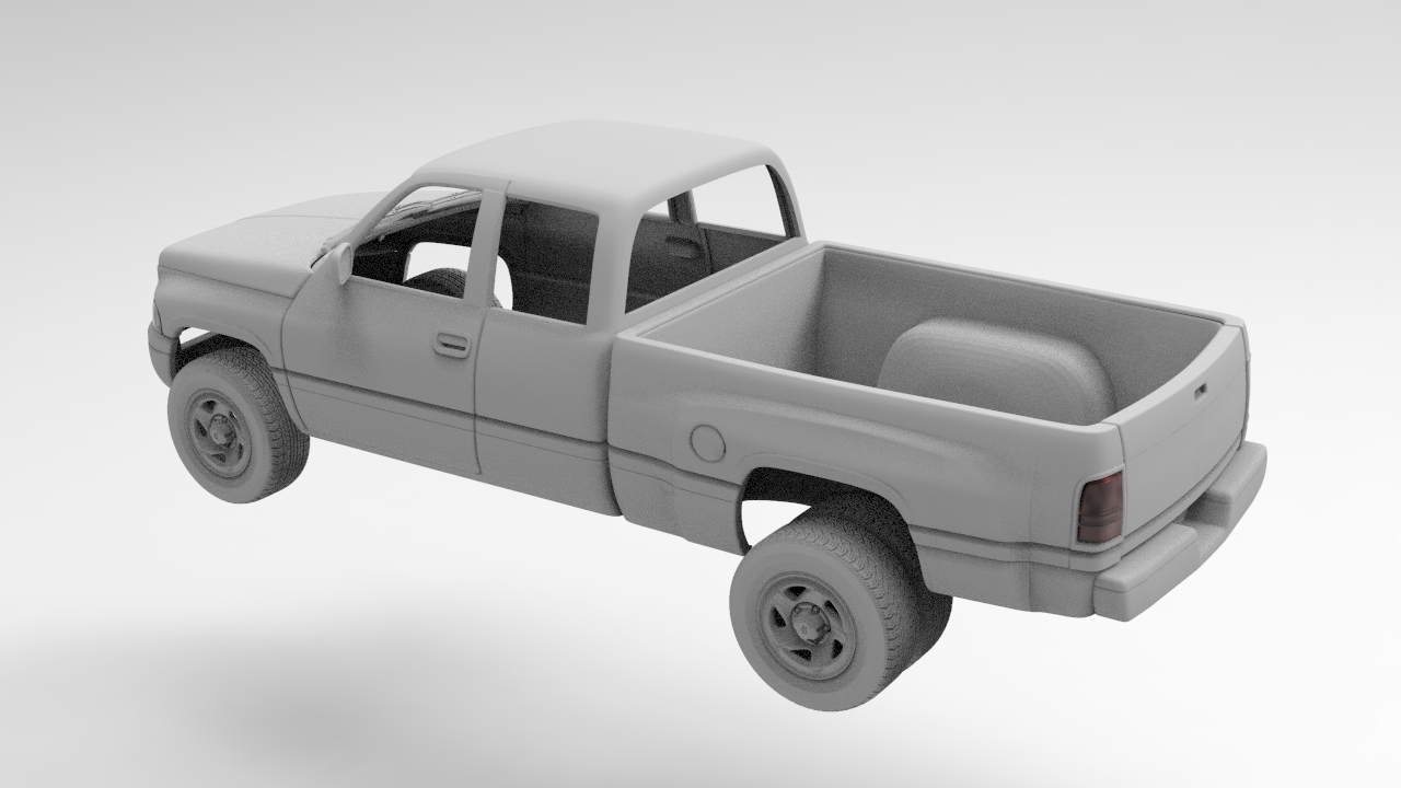 🚗 RC Car body Dodge RAM 3500 STL files Axial, TRX4・ STL File for ・Cults