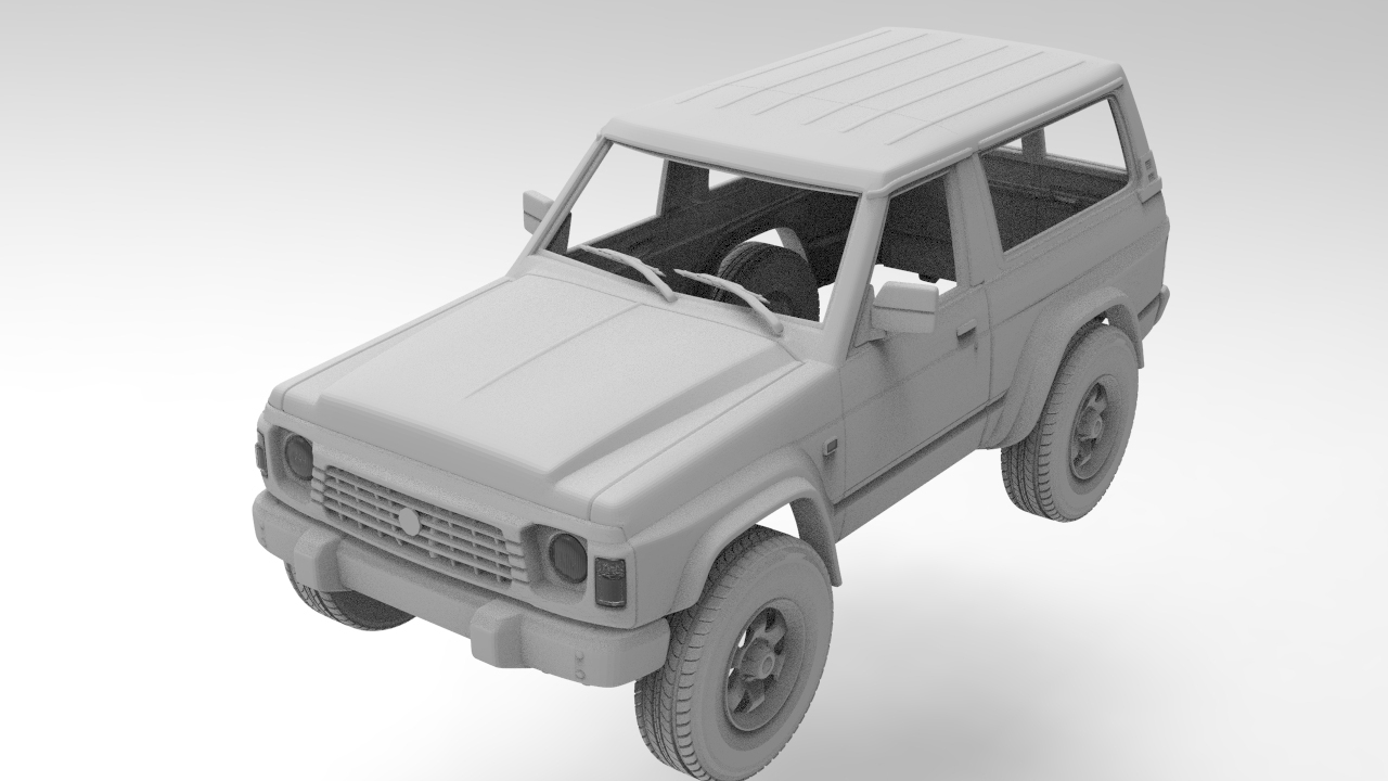 STL 文件 RC body Nissan Patrol Y60 3 Door STL files 275mm wheelbase 🚪 ・可 ...