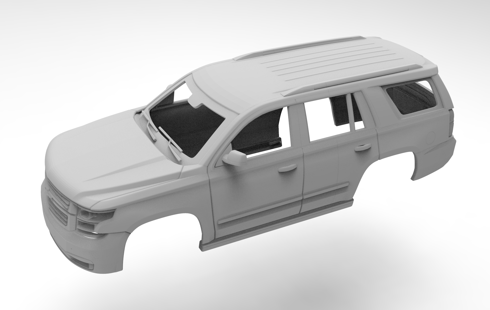 🚙 Chevrolet Tahoe 2015 313mm STL files 3D model Axial RC・ STL File for ...