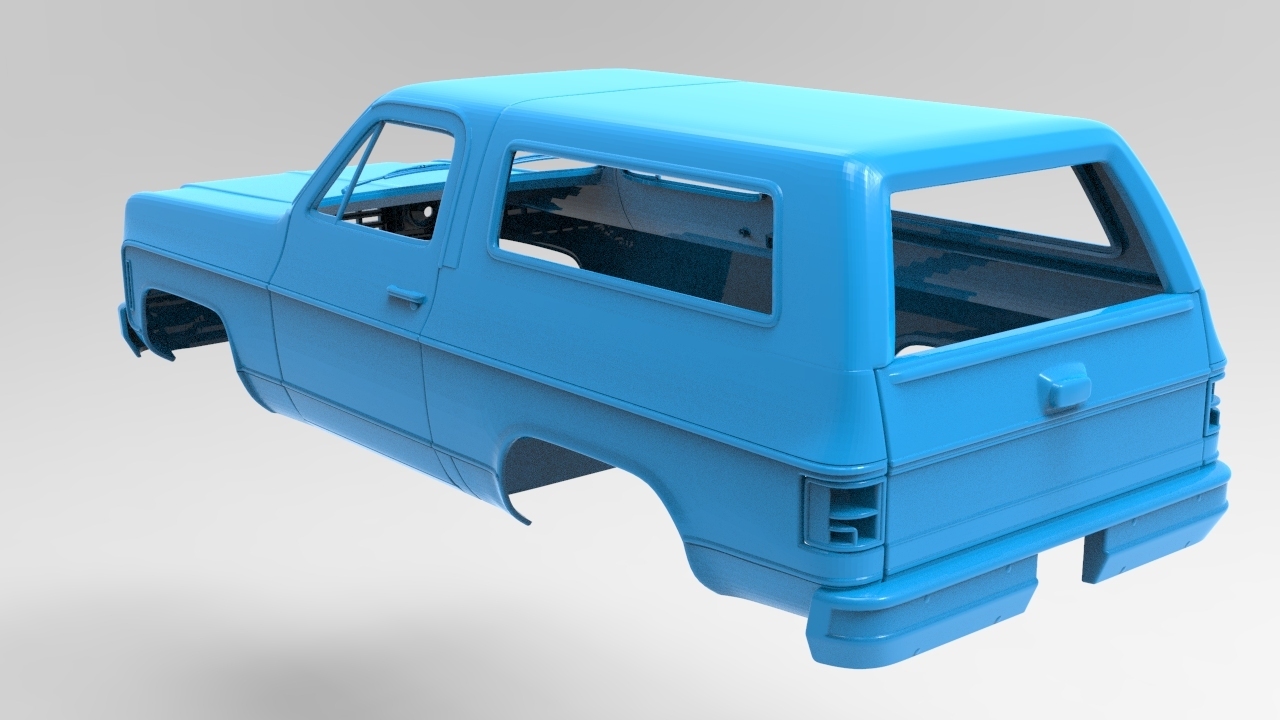 🚙 RC body Chevrolet Blazer K5 313mm wheelbase Axial, RC4WD・ STL File ...