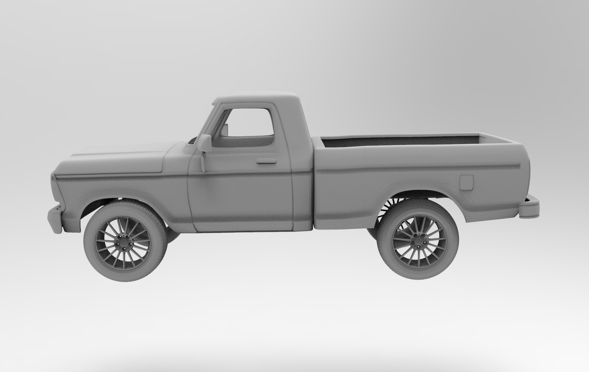 🚙 Ford F100 Regular cab STL files 313 mm・ STL File for ・Cults