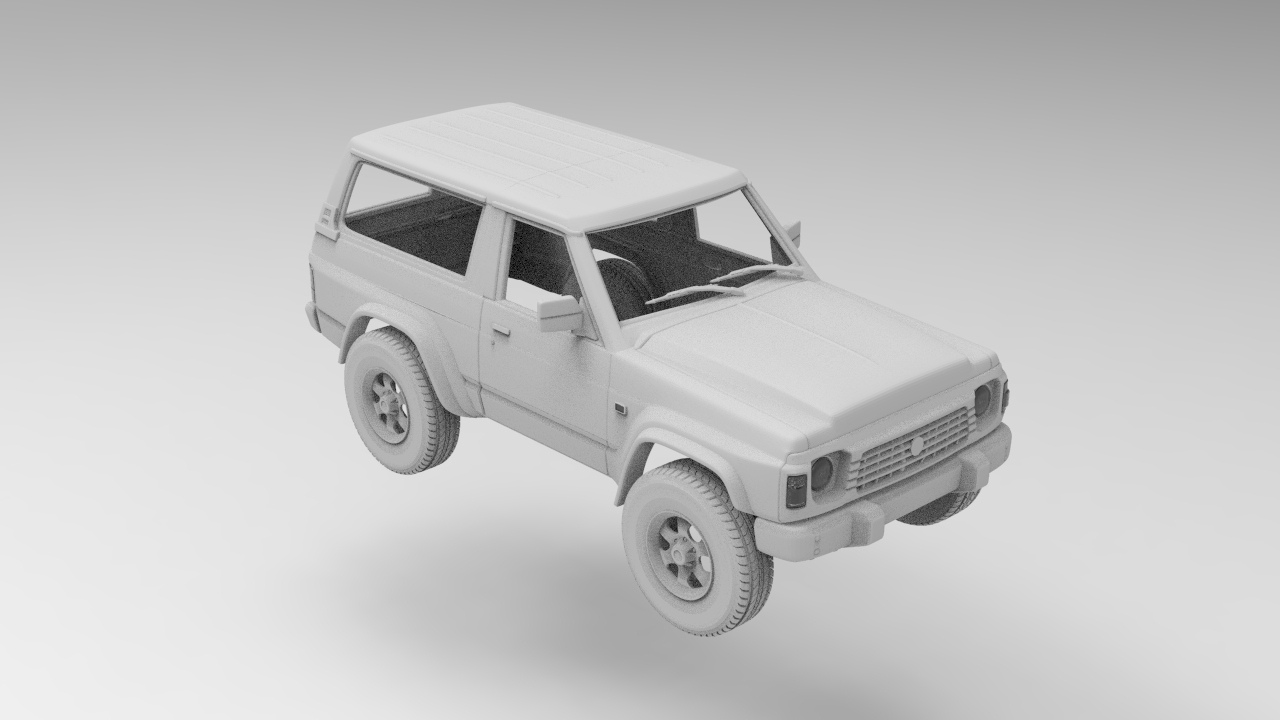 STL 文件 RC body Nissan Patrol Y60 3 Door STL files 275mm wheelbase 🚪 ・可下载 3D 打印模型・Cults