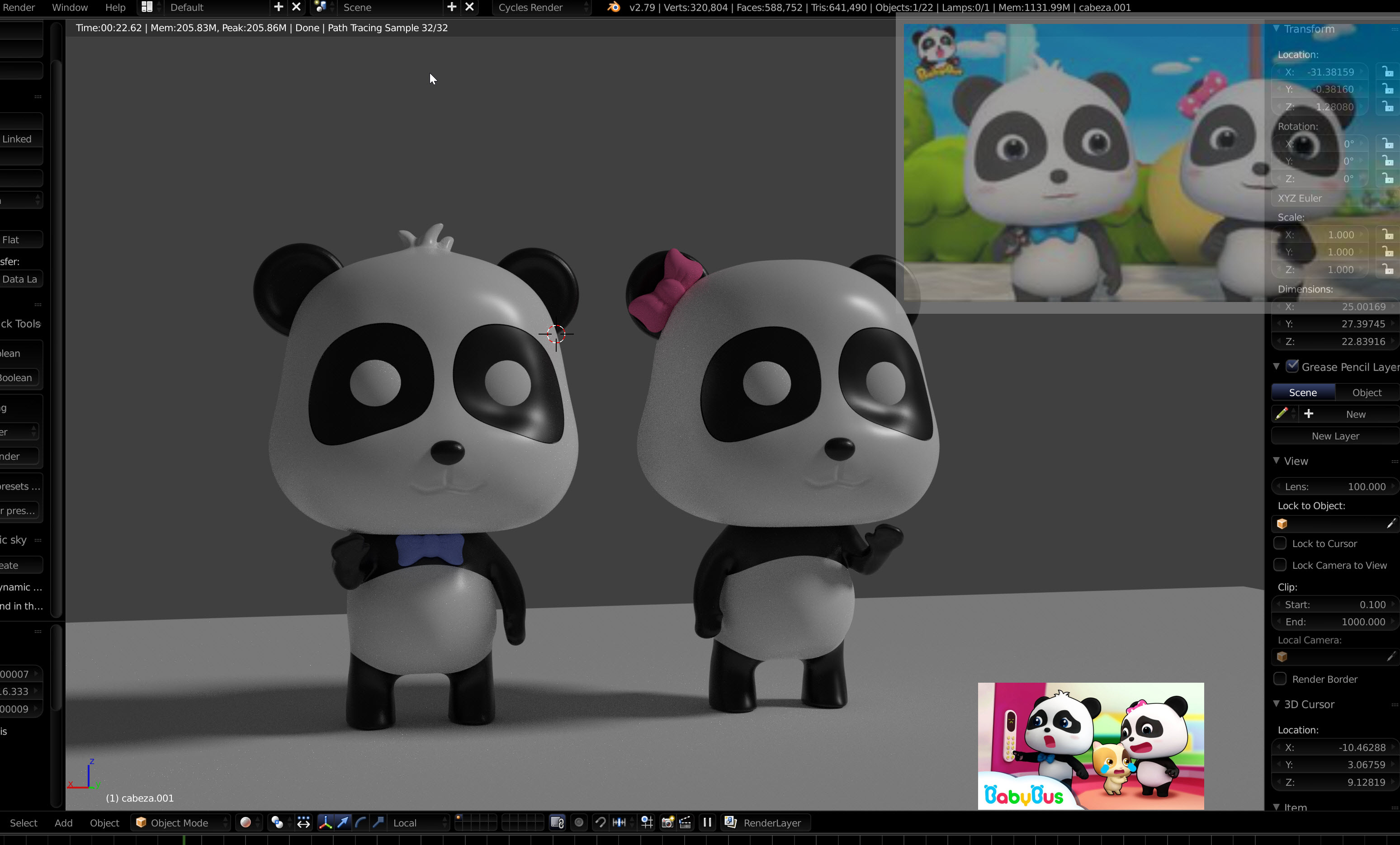 3D file BabyBus (Kiki and MiuMiu) 🐼 ・3D printable model to download・Cults