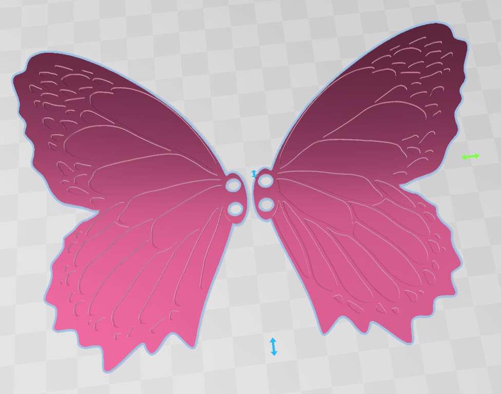 STL file Butterfly shoe wings 🦋 (OBJ and 3MF)・3D printer design to ...