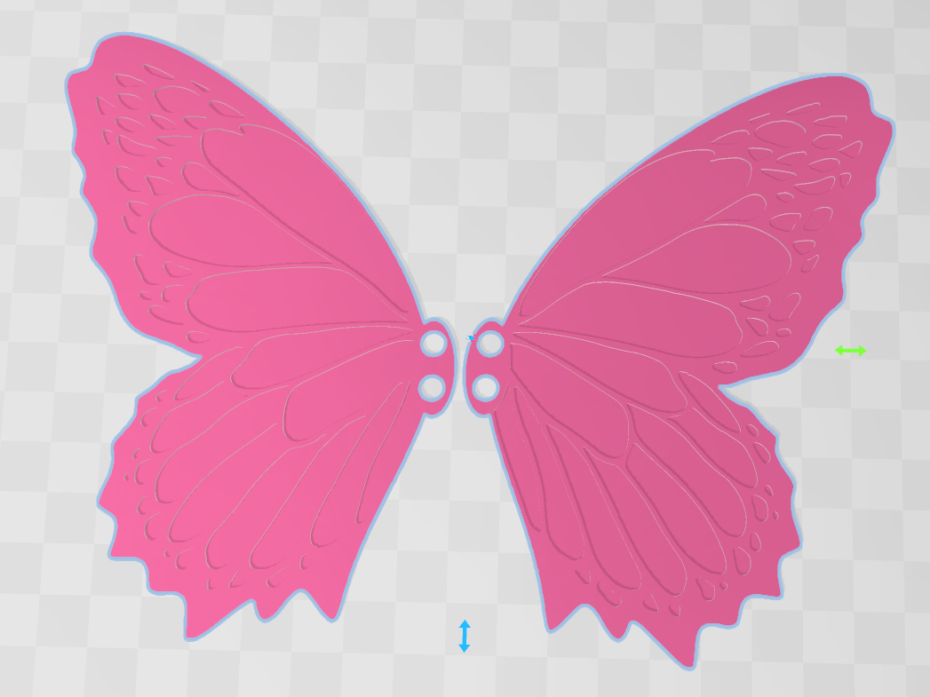 STL file Butterfly shoe wings 🦋 (OBJ and 3MF)・3D printer design to ...