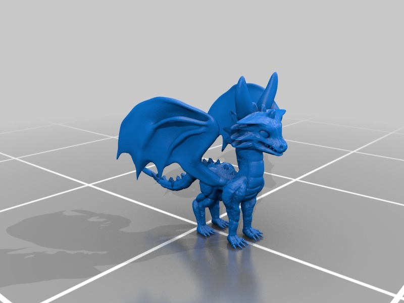 Free 3D file Dragon 🐉 ・3D printer model to download・Cults