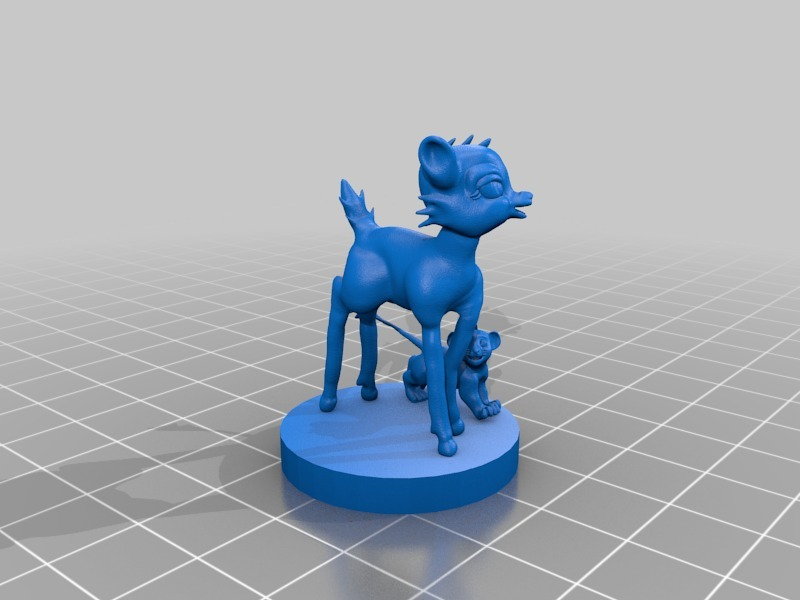 🎲 Bambi and Simba・Free 3D File for ・Cults